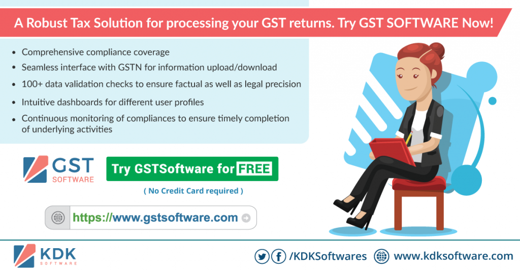 A robust tax solution for processing your GST returns - KDK Softwares